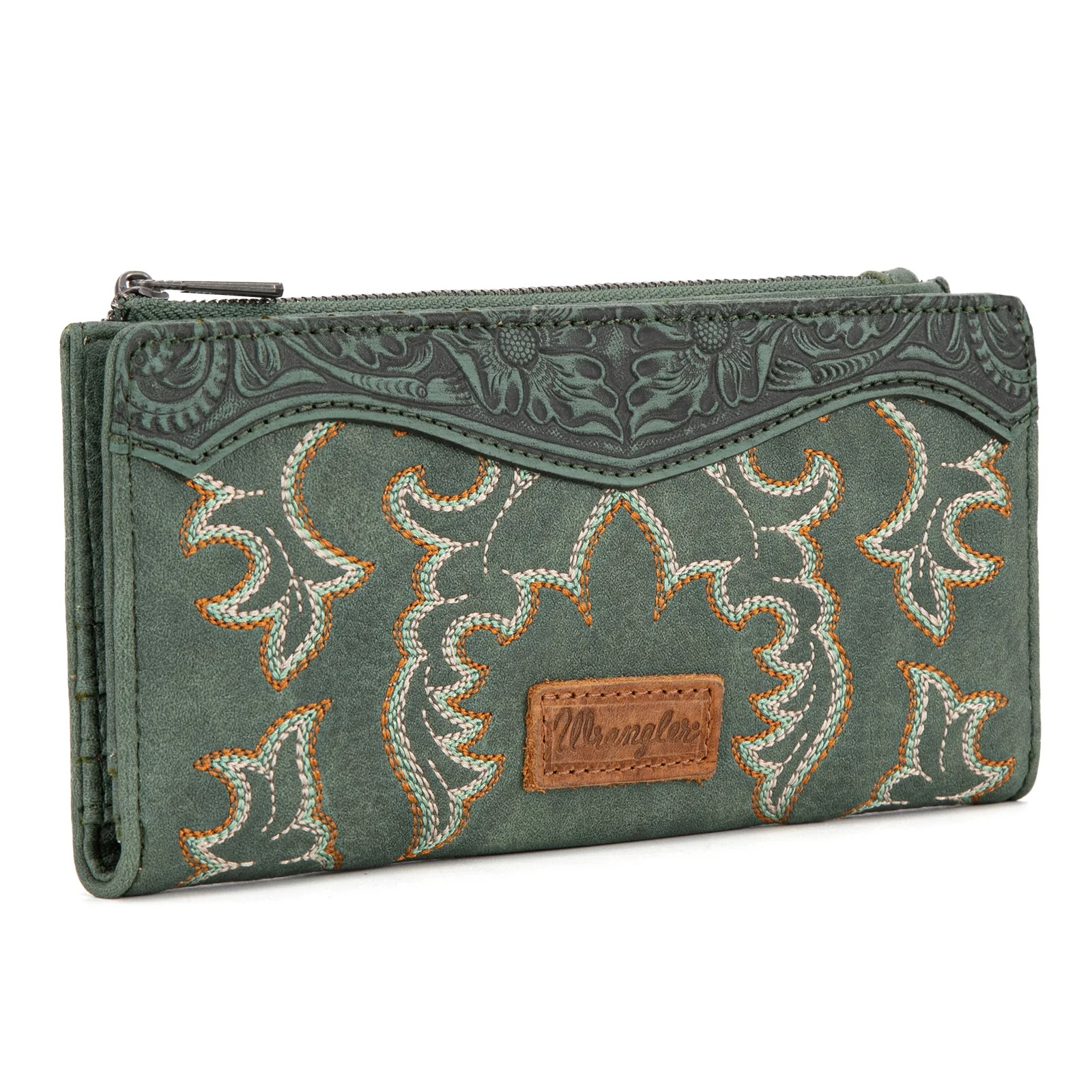 Wrangler Embroidered Bi-Fold Wallet – Heritage Horseman Supply