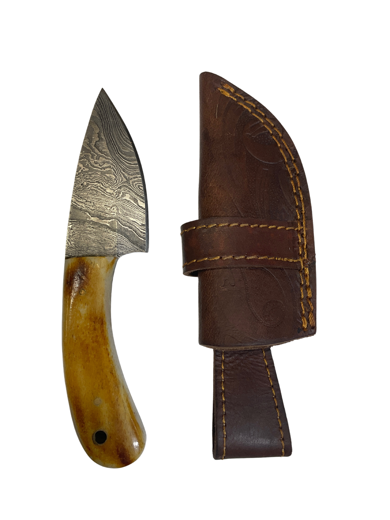 Burnt Bone Damascus – Heritage Horseman Supply